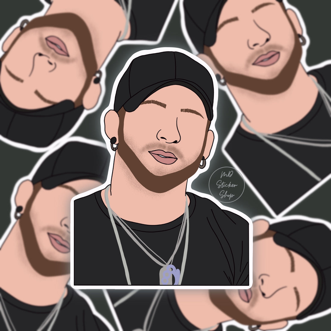 Brantley Gilbert Silhouette Sticker – MDStickerShop